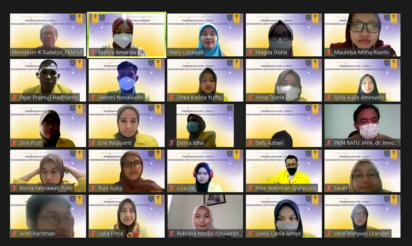 FKM UI Selenggarakan Pembukaan Pengalaman Belajar Lapangan Bagi ...