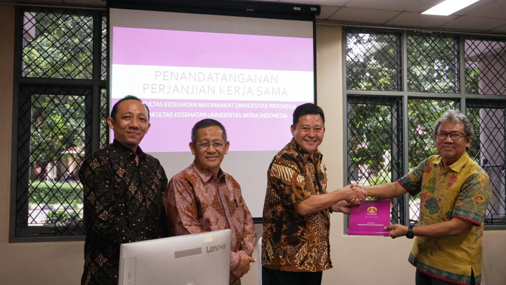 FKM UI Tandatangani Perjanjian Kerjasama dengan Universitas Mitra Indonesia