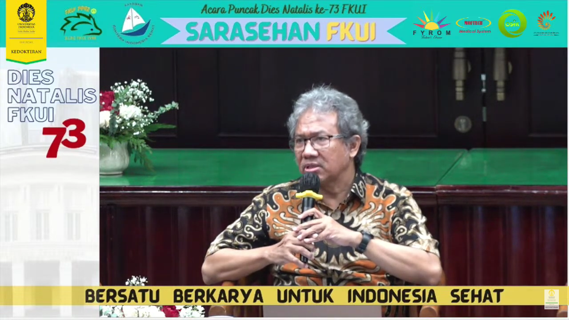 Dekan FKM UI Menjadi Panelis dalam Acara Dies Natalis ke-73 FK UI – FKM UI