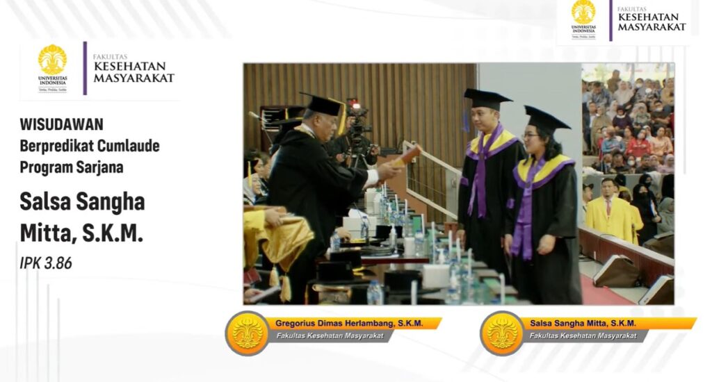 Sebanyak 107 Wisudawan Program Studi Sarjana FKM UI Ikuti Wisuda UI Semester Gasal 2022/2023 ...