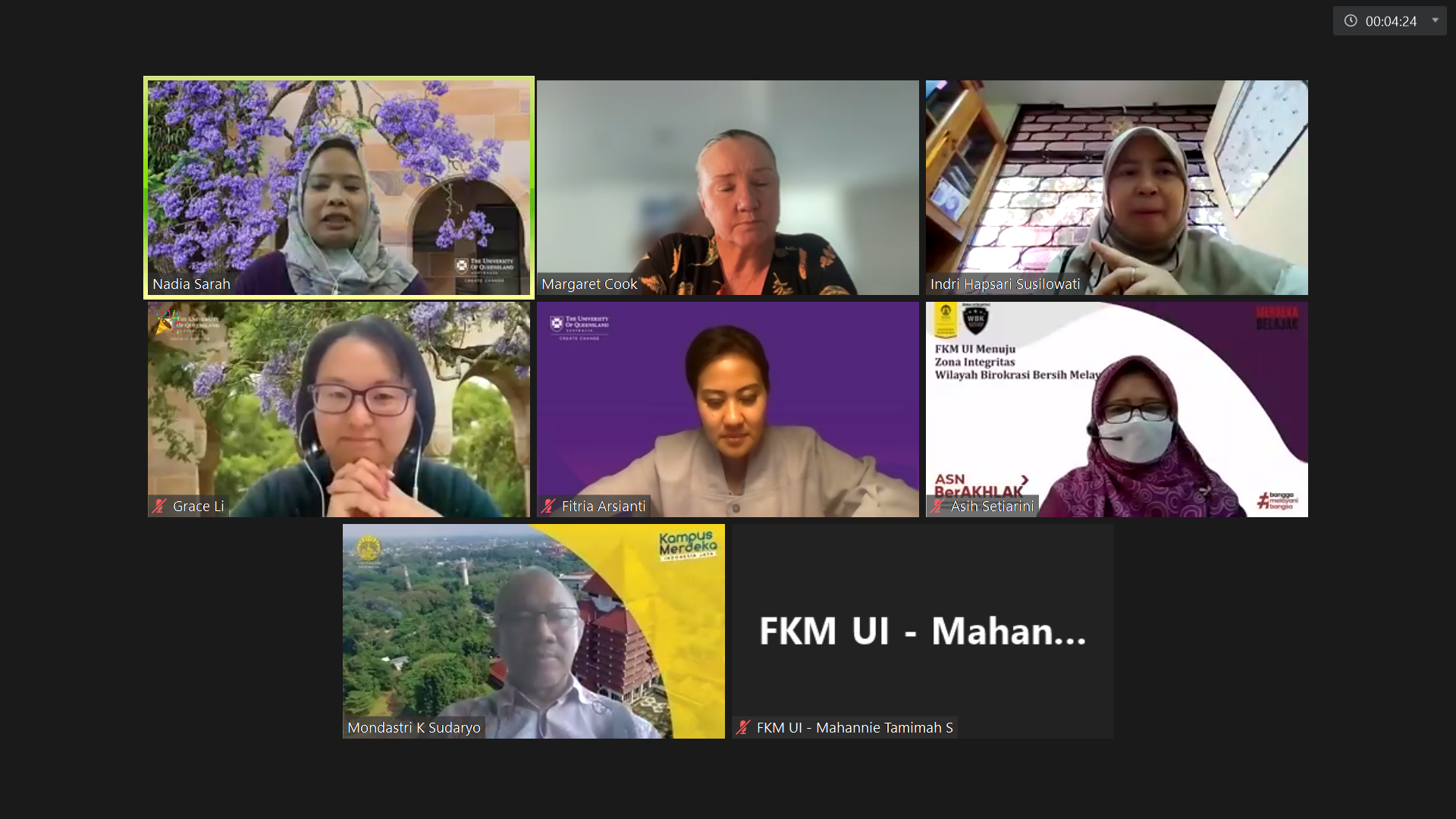 Jalin Kerja Sama dengan University of Queensland, FKM UI adakan Pertemuan secara Daring – FKM UI